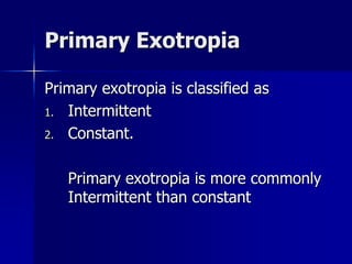 Exotropia | PPT