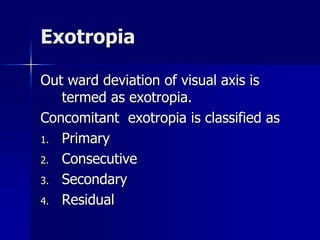 Exotropia | PPT