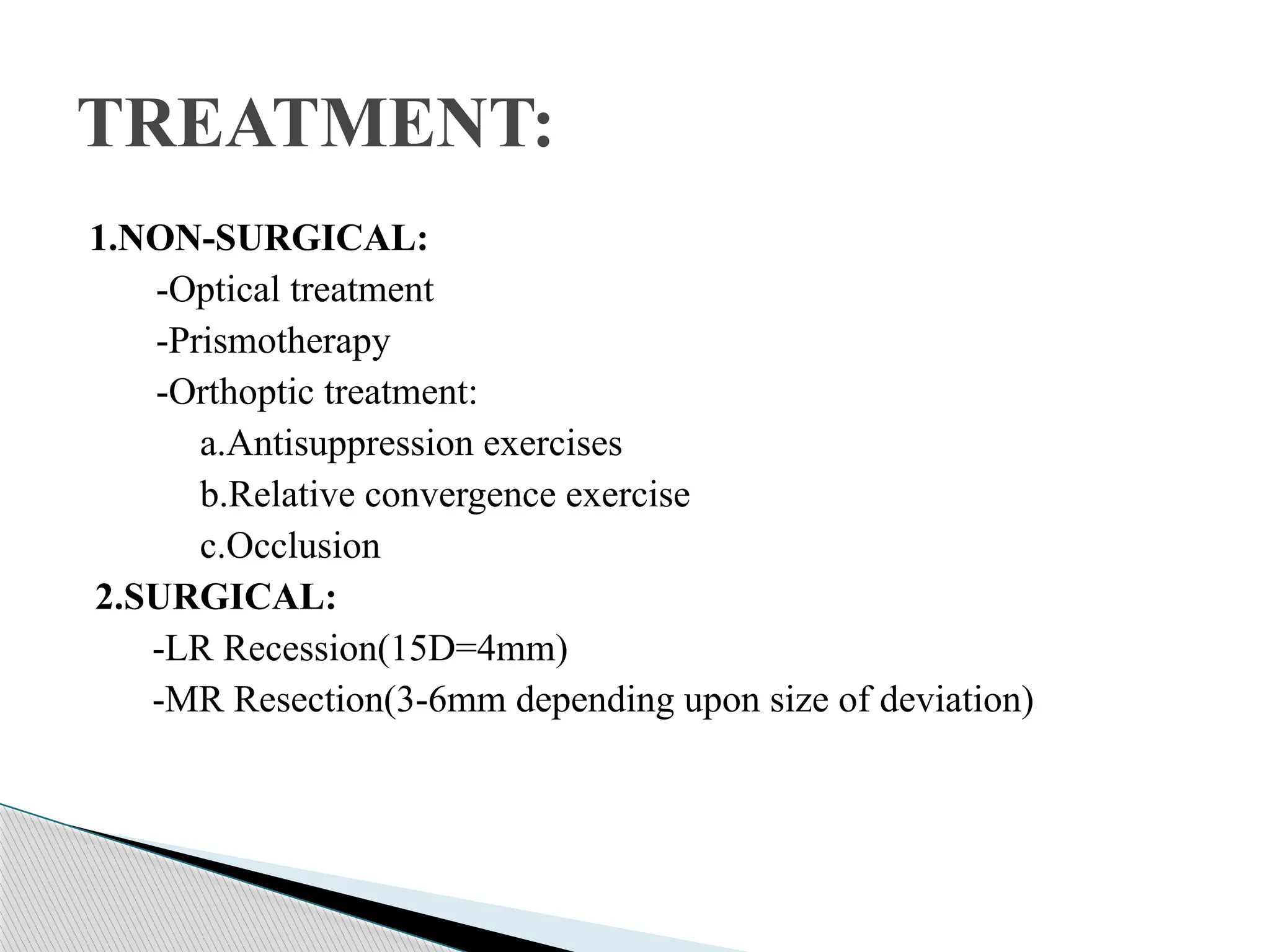 EXOtropia divergent squintv.pptx for the | PPTX