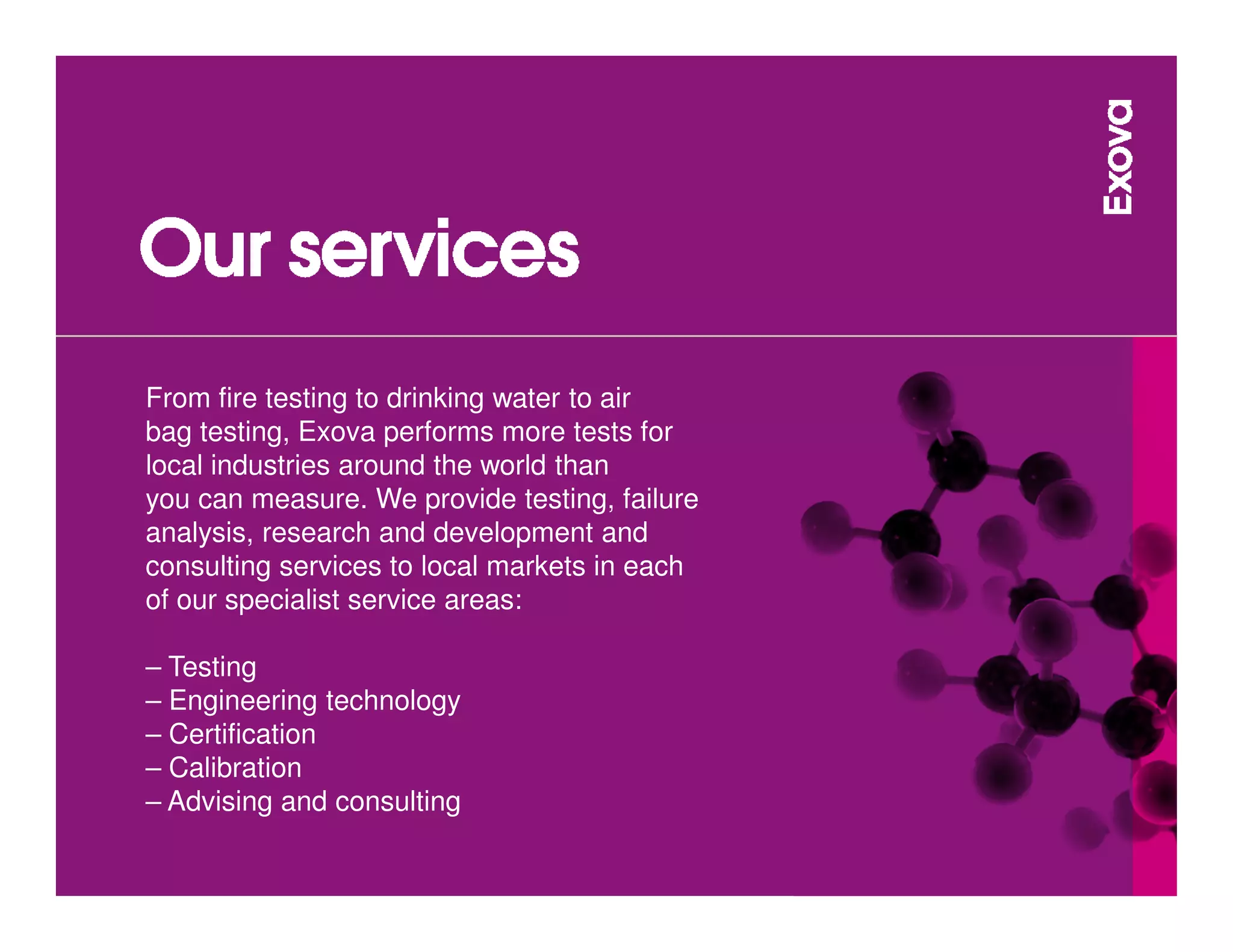 Exova in Aerospace general introduction | PDF