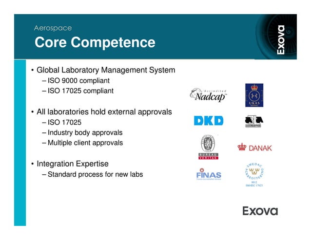 Exova in Aerospace general introduction | PDF | Aviation Industry ...