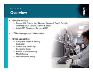 Exova in Aerospace general introduction | PDF