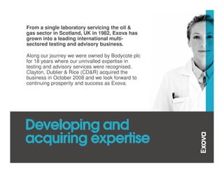 Exova in Aerospace general introduction | PDF