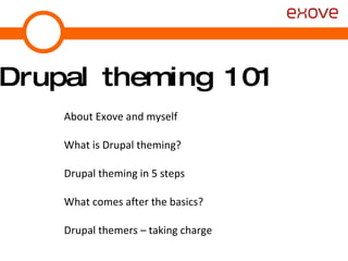 Drupal theming 101 | PPT