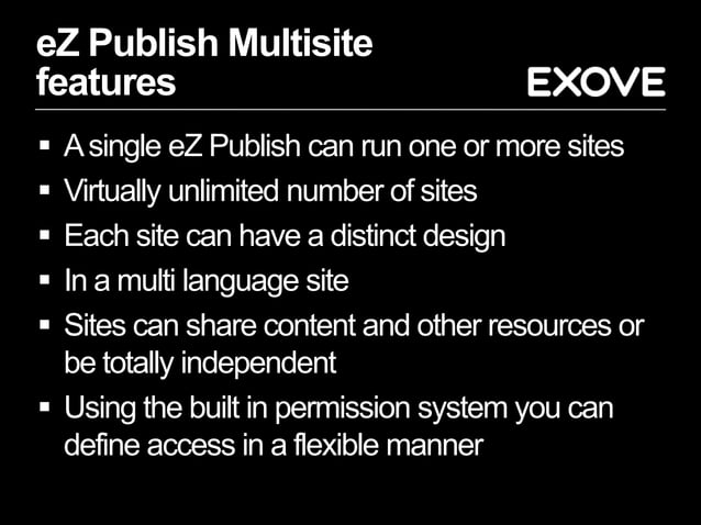 Multisite Management with eZ Publish | PPT