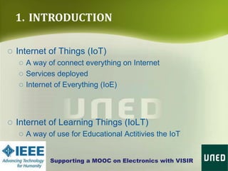 Supporting a MOOC on Electronics with VISIR | PPTX