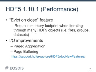 Hierarchical Data Formats (HDF) Update | PPT