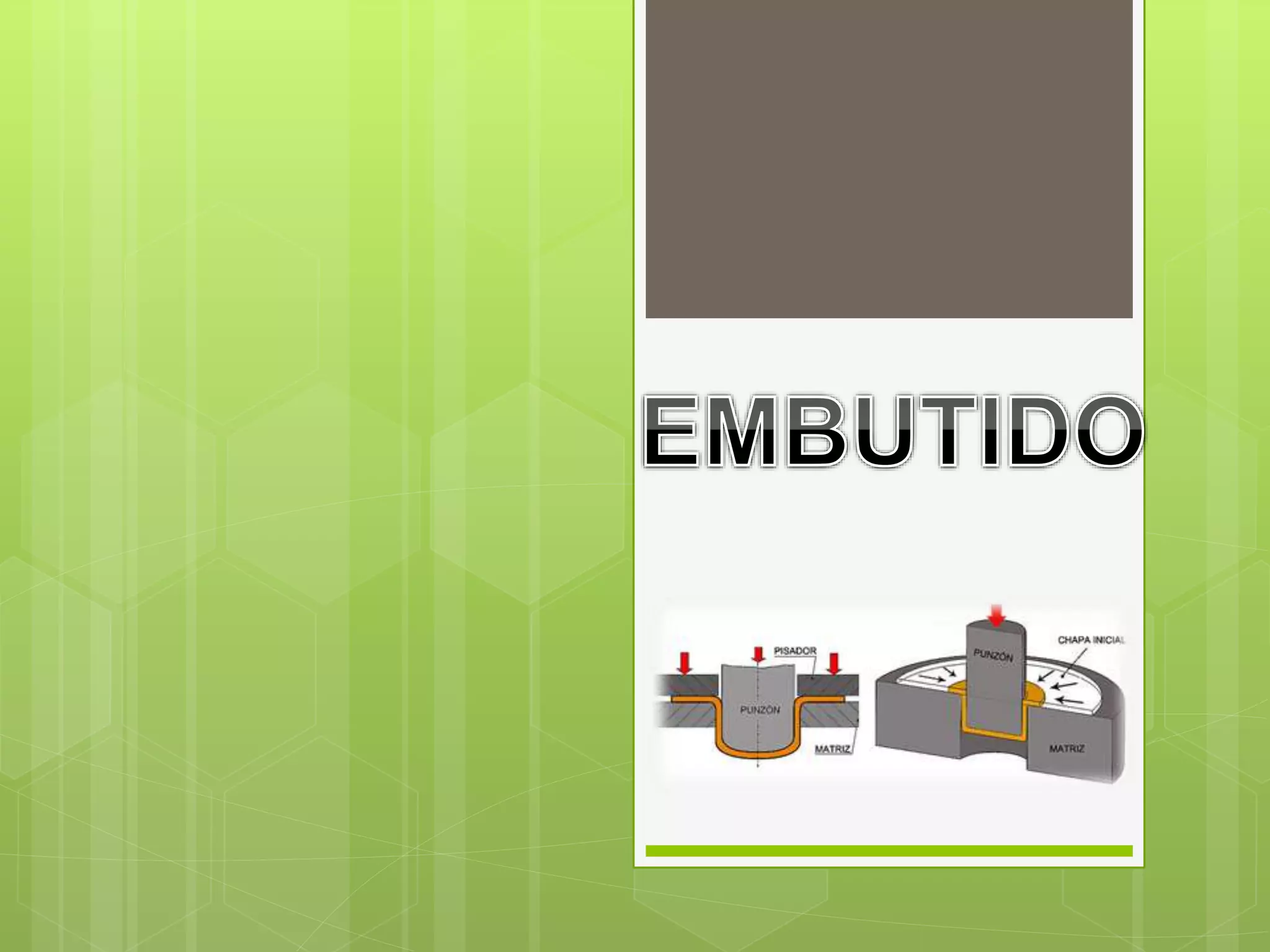 proceso de embutido en metales | PPTX
