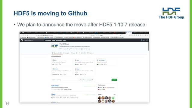 HDF5 and Ecosystem: What Is New? | PPT