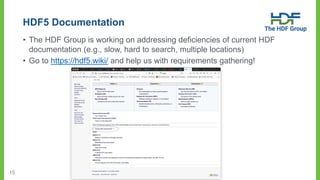 HDF5 and Ecosystem: What Is New? | PPT
