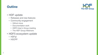 HDF5 and Ecosystem: What Is New? | PPT