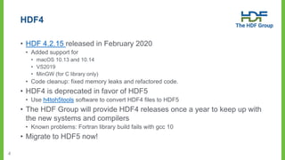 HDF5 and Ecosystem: What Is New? | PPT