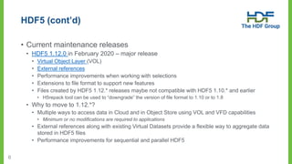 HDF5 and Ecosystem: What Is New? | PPT