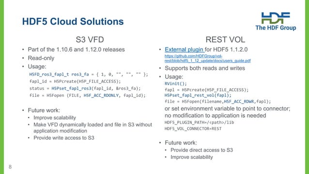 HDF5 and Ecosystem: What Is New? | PPT