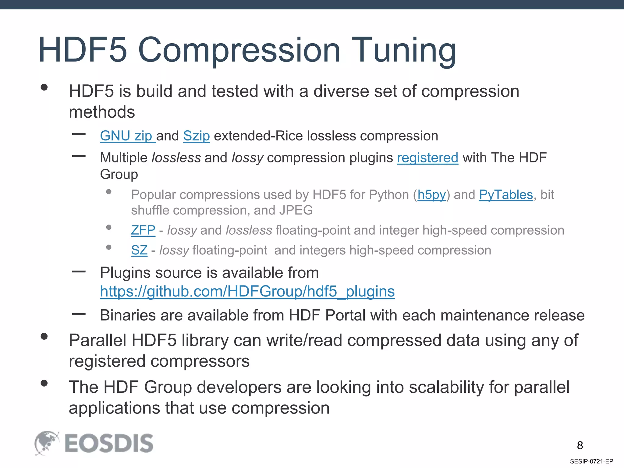 HDF - Current status and Future Directions | PPTX