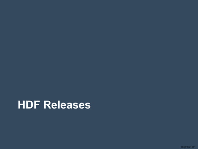 HDF - Current status and Future Directions | PPTX