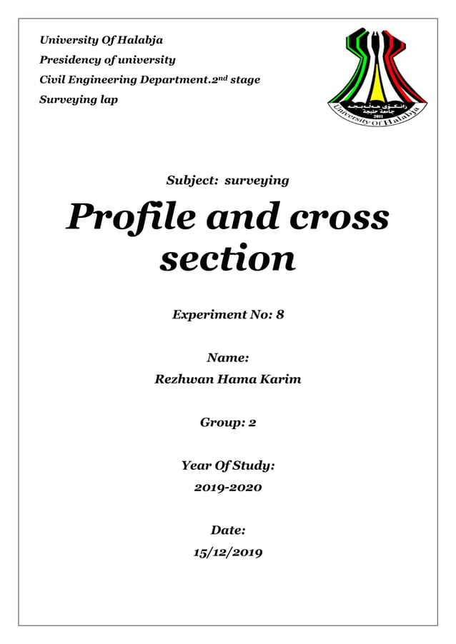 Profile And Cross Section Pdf