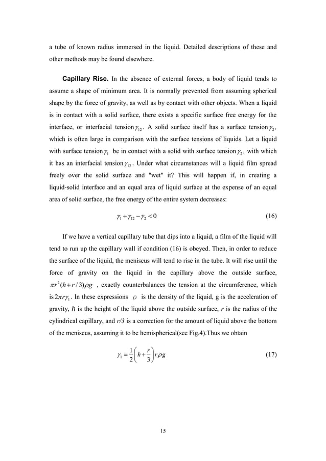 Exp 2 surface tension of solution | PDF