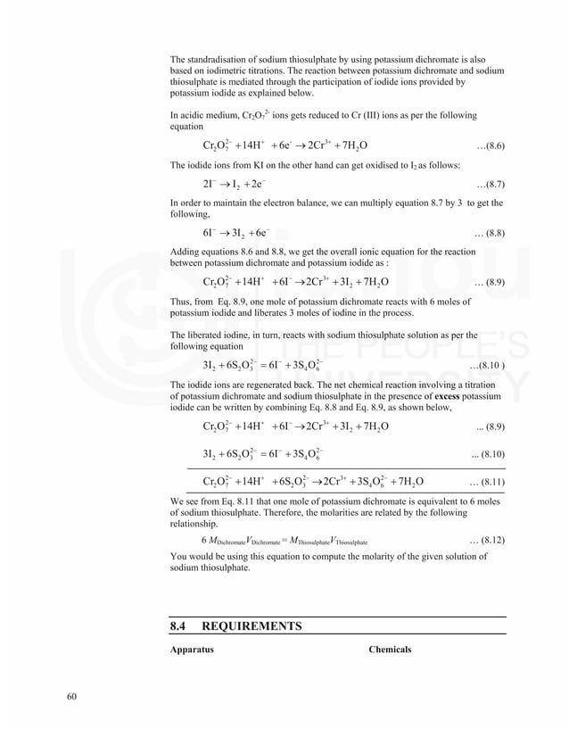 Exp 8 | PDF | Chemistry | Science
