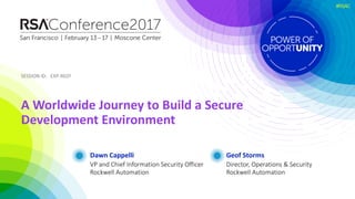 A worldwide journey to build a secure development environment | PPT