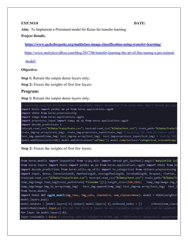 Ccs335 Neural Networks And Deep Learning Laboratorylab Complete Record Pdf