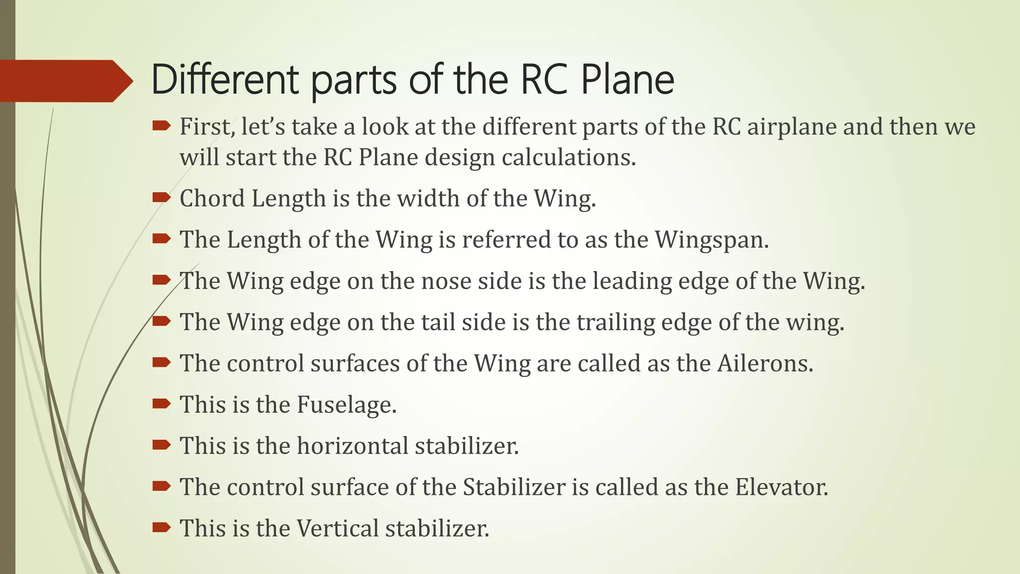 Fuselage Design of an RC plane | PPTX