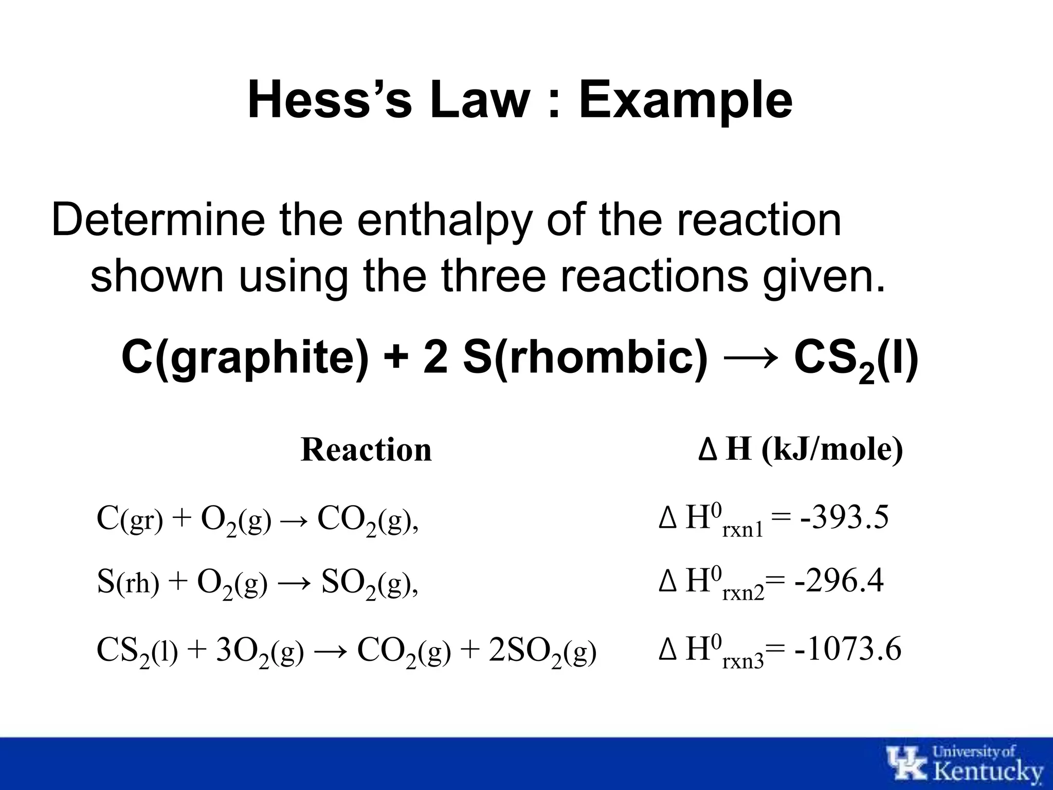 Exp 11 Enthalpy | PPTX