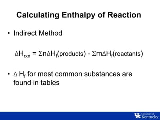 Exp 11 Enthalpy | PPTX