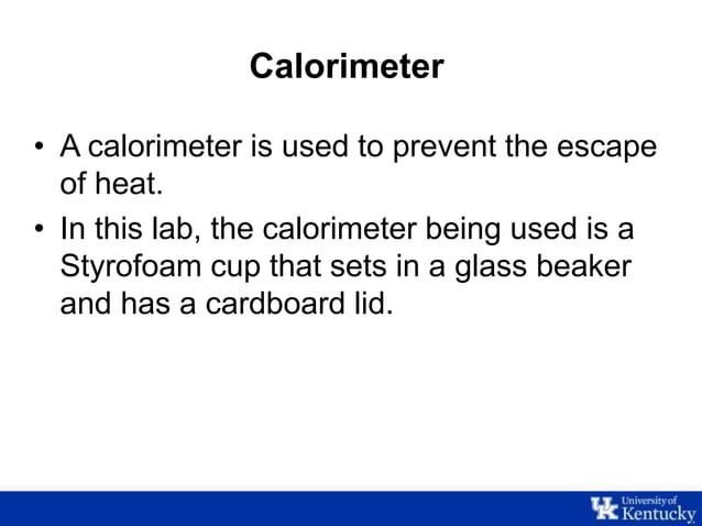 Exp 11 Enthalpy | PPTX