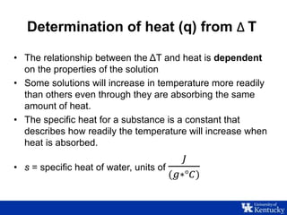 Exp 11 Enthalpy | PPTX