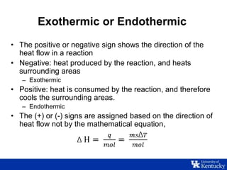 Exp 11 Enthalpy | PPTX
