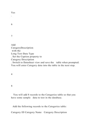 Exp19_Access_Ch02_Capstone - International Foodies 1.0Projec.docx