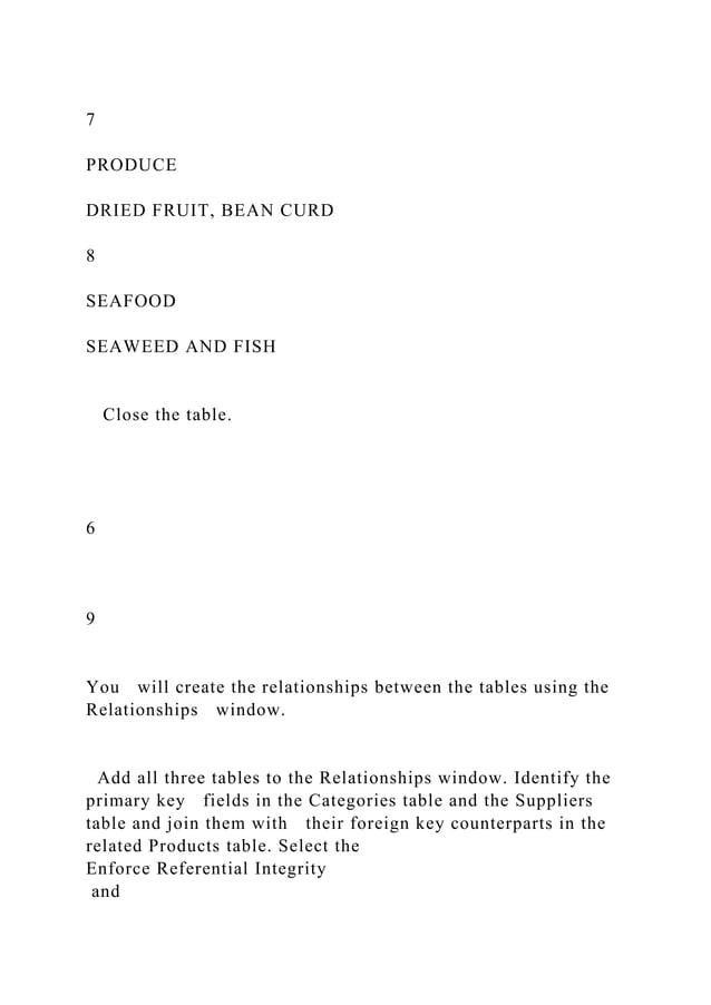 Exp19_Access_Ch02_Capstone - International Foodies 1.0Projec.docx