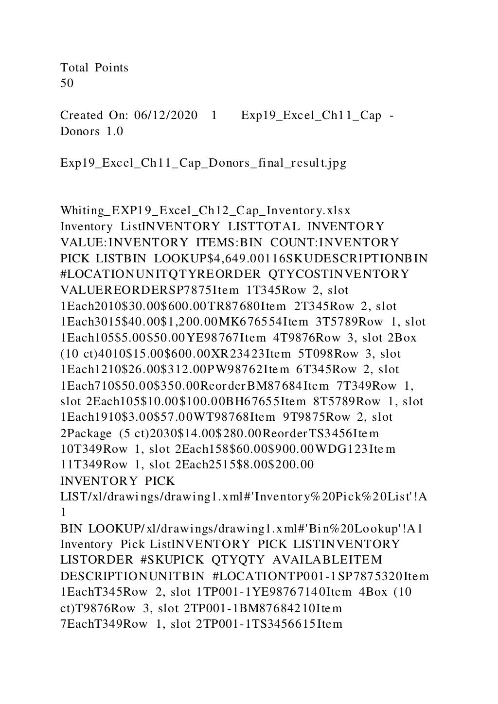 Exp19_Excel_App_Cap_Comp_Tech_Store_InstructionsGrader - | DOCX