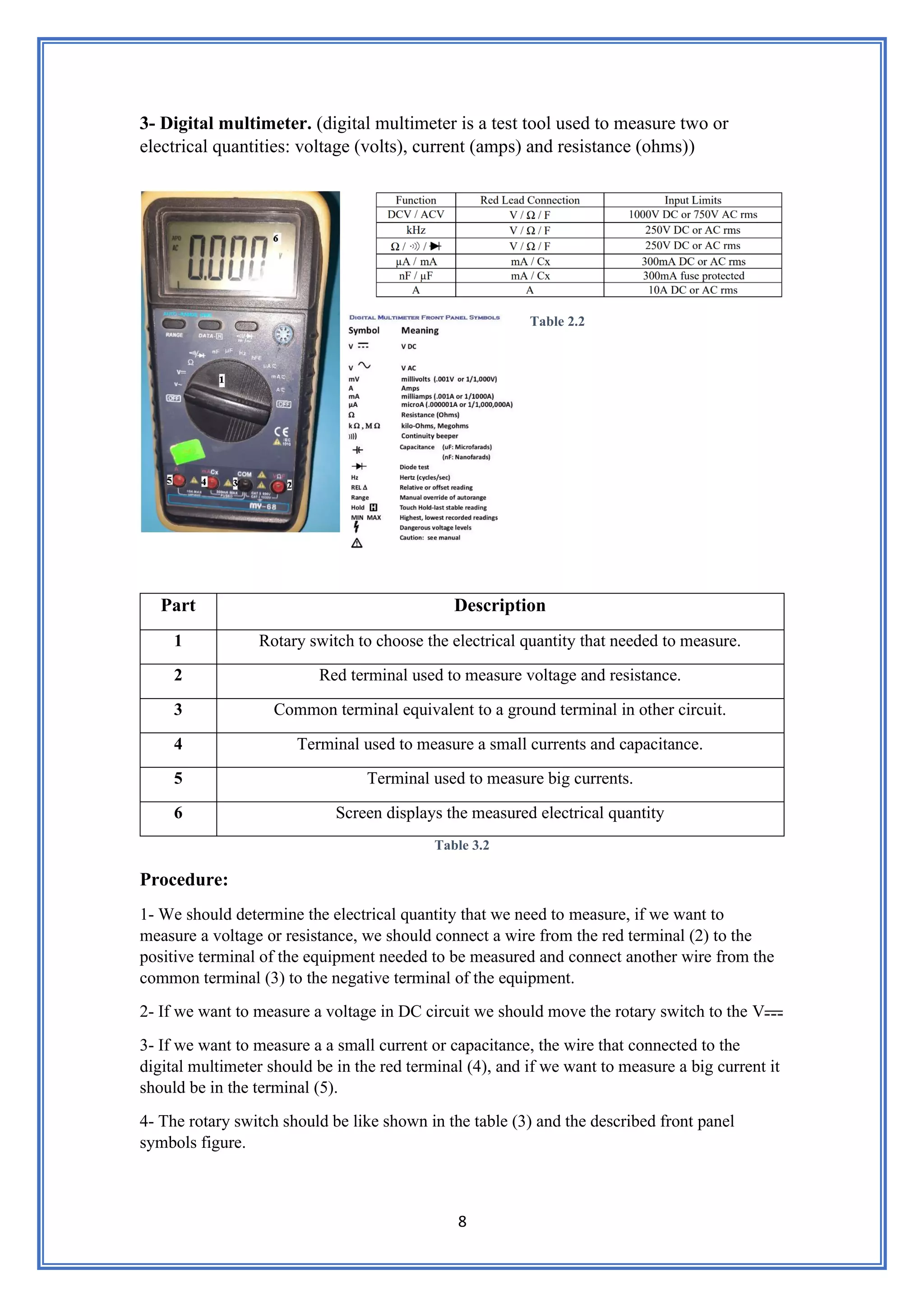 Experiment 1 In Instrumentation And Dynamic Systems Lab Calibration