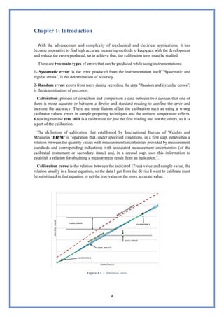 Experiment #1 in Instrumentation And Dynamic Systems Lab : Calibration | PDF | Physics | Science