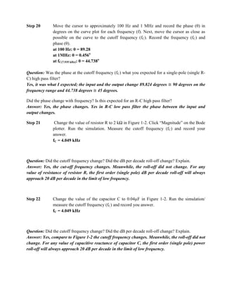 Exp1 (passive filter) agdon | PDF