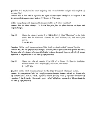 Exp1 (passive filter) agdon | PDF