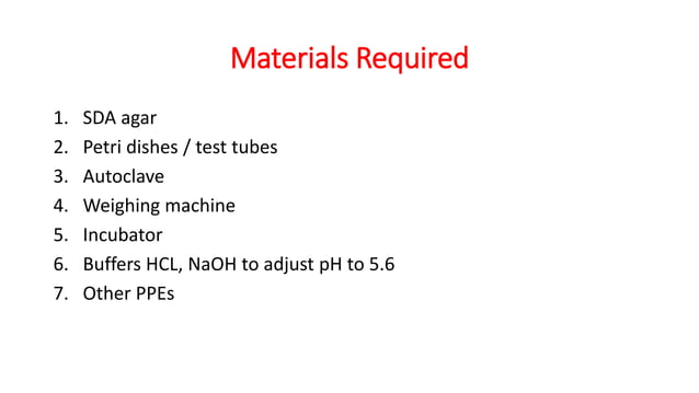 Preparation Of Fungal Culture Media preparation-of-fungal-culture-media