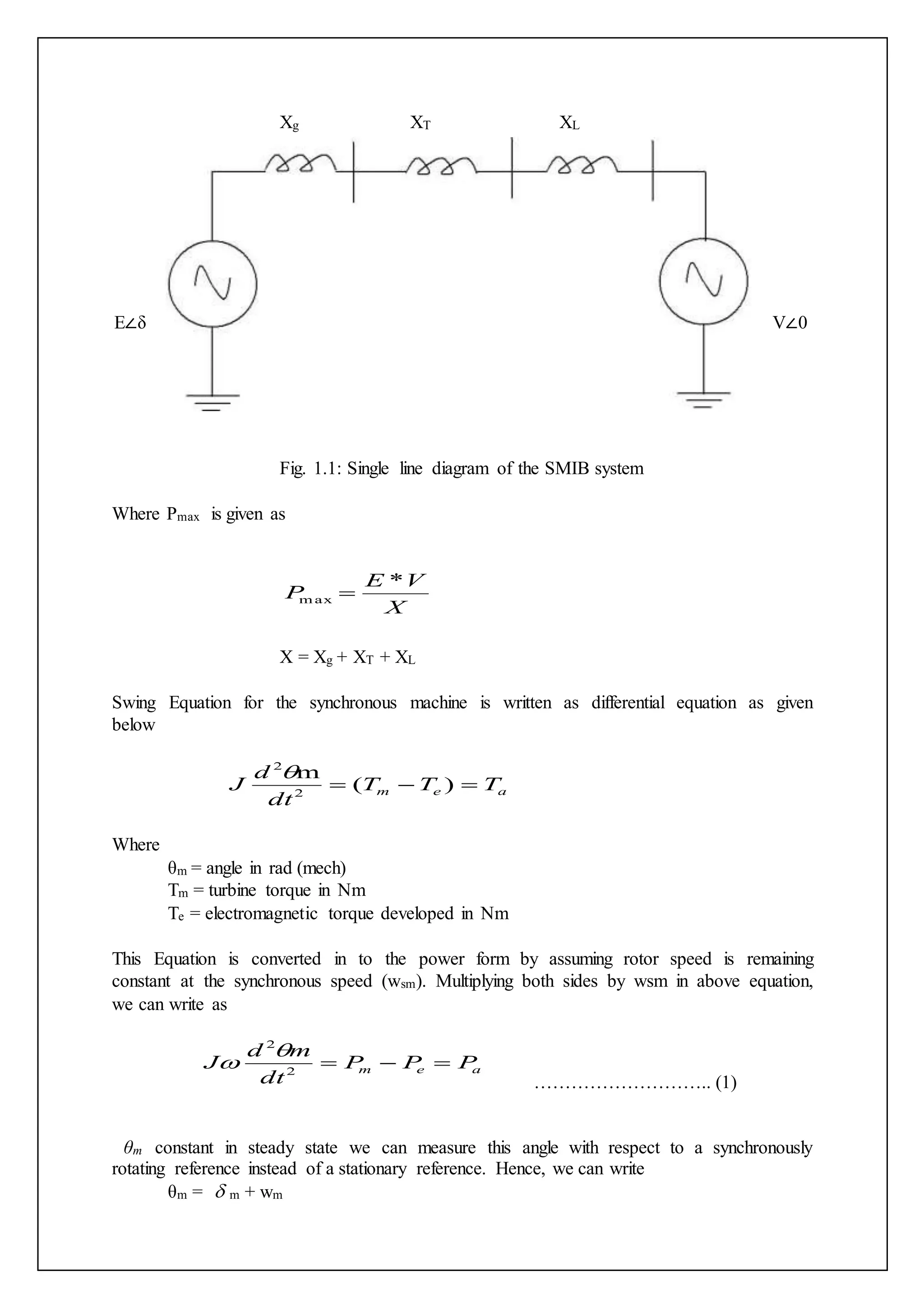 Exp 2 (1)2. To plot Swing Curve for one Machine System | DOCX