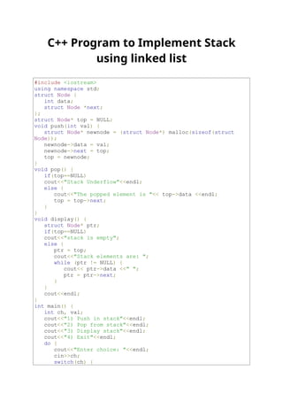 EXP_2_stck implementation using linked list Code.docx