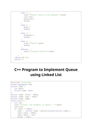 EXP_2_stck implementation using linked list Code.docx