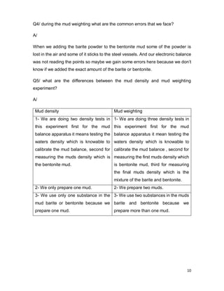 Exp2 mud weight | PDF