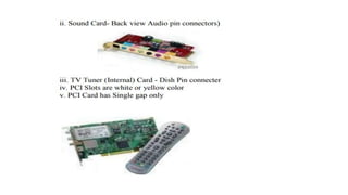 Identification of peripherals of Computer | PPTX