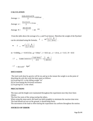 Fly wheel Apparatus | PDF