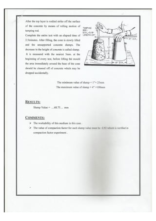 Exp#3 (a)- slump test | PDF