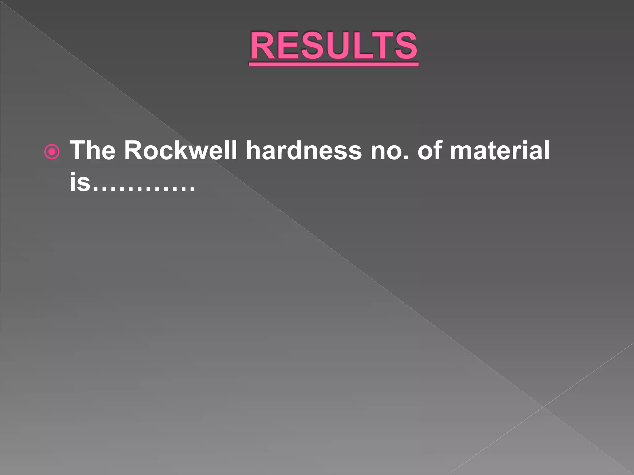 Determination of hardness of a material | PPT