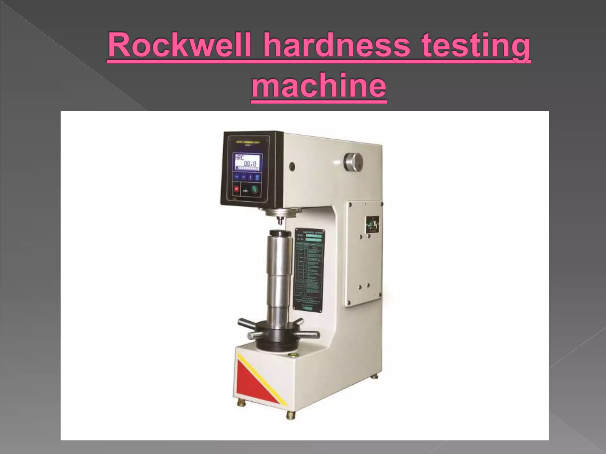 Determination of hardness of a material | PPT