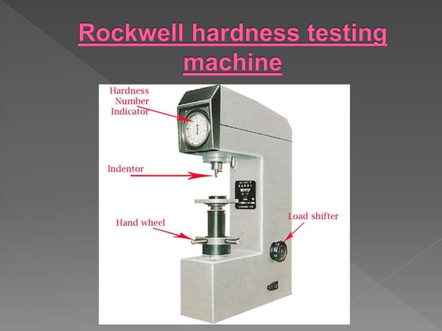 Determination of hardness of a material | PPT