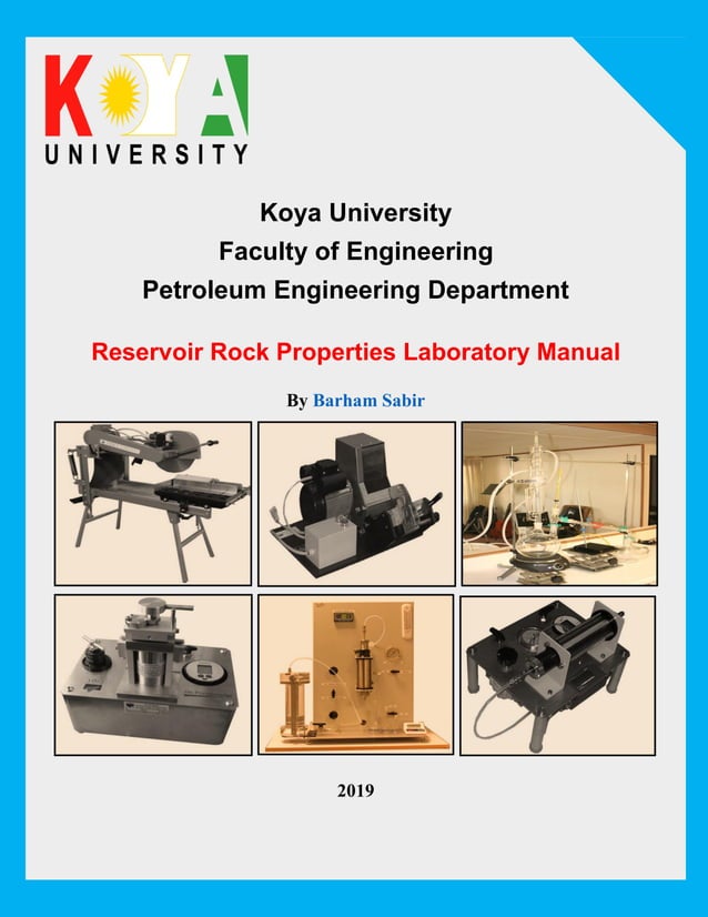 Reservoir Rock Properties Laboratory Manual Exp (#4) | PDF